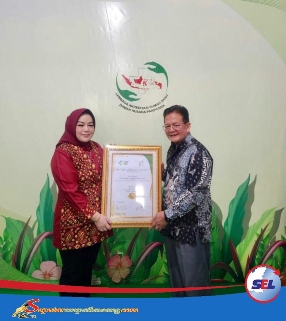 RSUD Empat Lawang Resmi Menerima Serifikat Akreditasi Dari LARS DHP Di ...